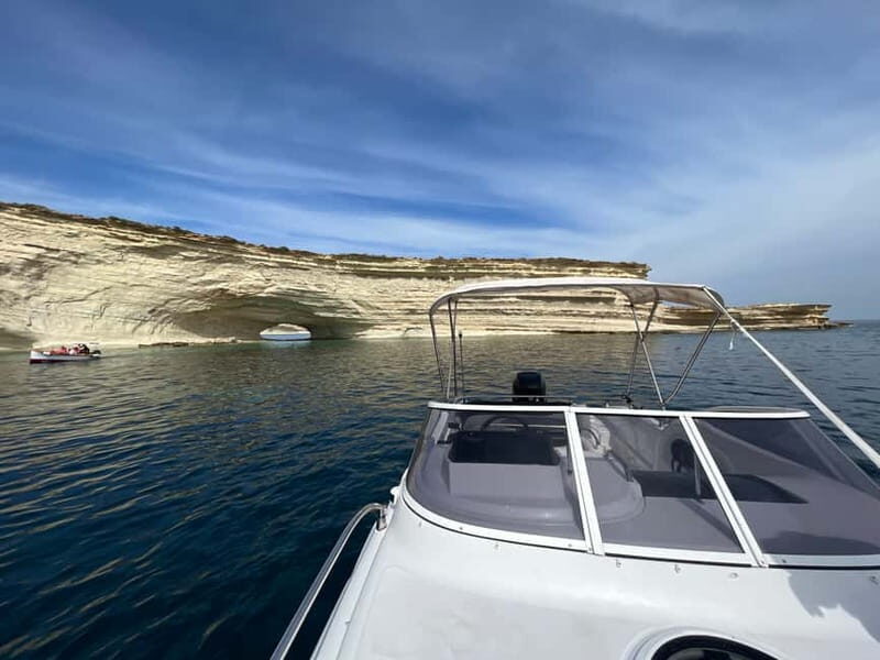 Private Boat Charter  Malta South Coast Swim & Snorkel - Pricing & Value