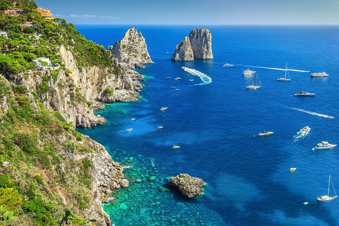 Private Boat Excursion From Sorrento to Capri and Positano - Exploring the Blue Grotto and Faraglioni Rock Formations