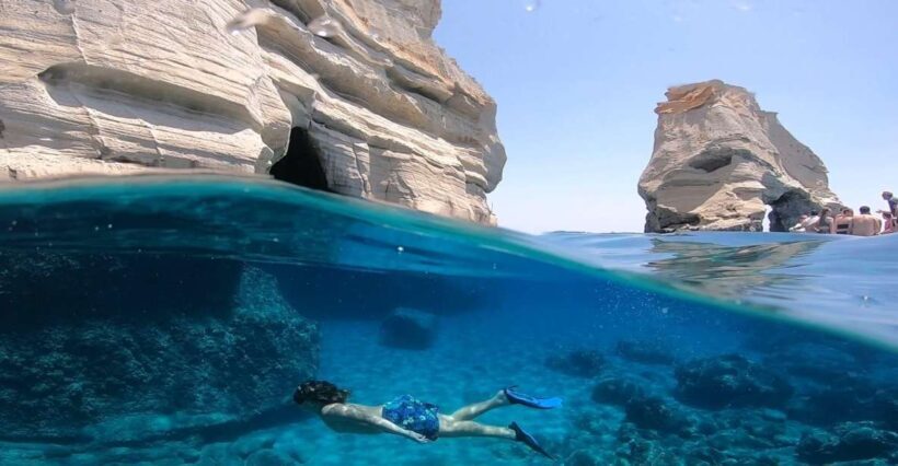 Private Boat Tour at your Top 4 beaches in Milos - Onboard Experience: Food, Drinks, and Equipment