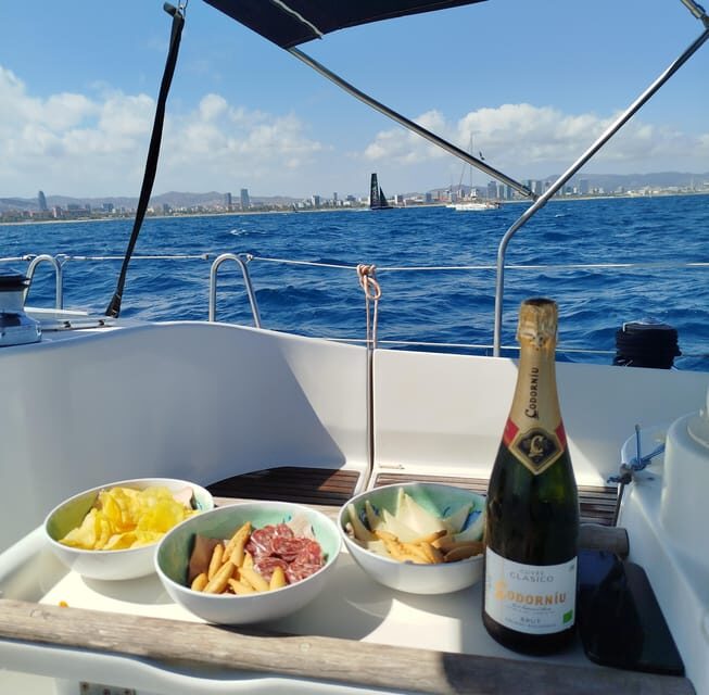 Private boat tour, Barcelona, Badalona : drinks and snacks! - An Authentic Sea Escape: Private Boat Tour from Barcelona to Badalona