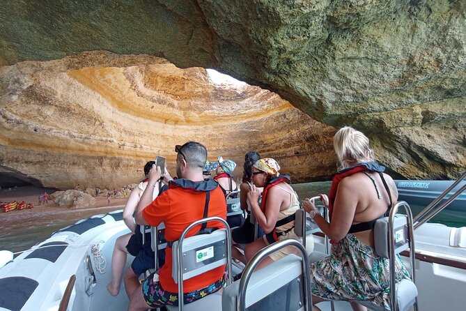 Private Boat Tour Through the Benagil Caves - Savoring the Sparkling Wine Toast