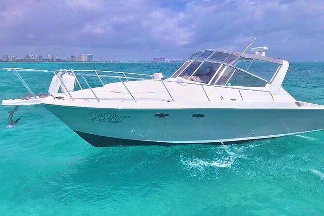 Private Cancun Yacht Tour 42ft up to 8 pax - Key Points