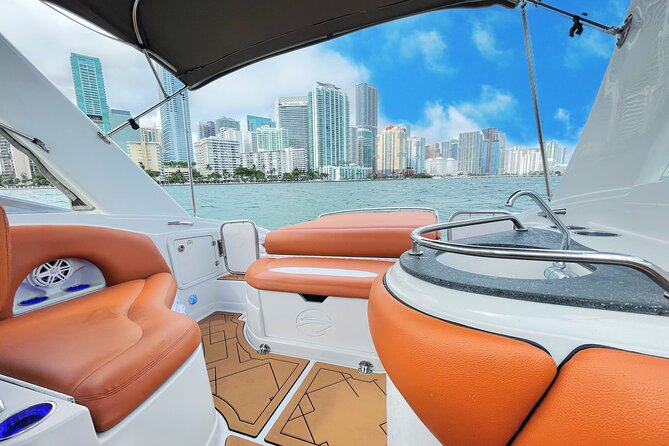 Private Captained Boat Tour in Miami for up to 12 Passengers - Inclusions and Amenities Provided