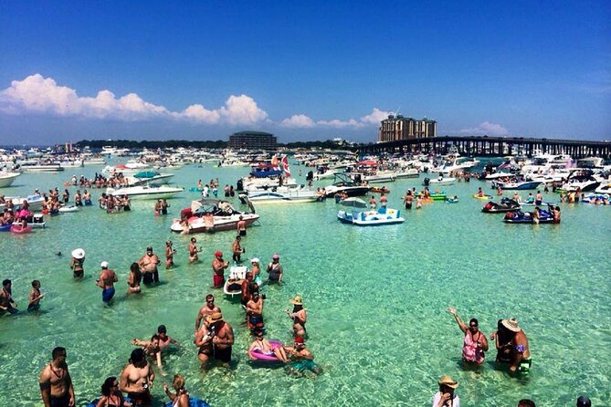 Private Captained Pontoon to Crab Island in Destin 3-6 Hrs. - Key Points