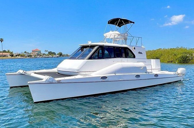 Private Catamaran Charter to Crab Island for up to 13 Guests - FAQ