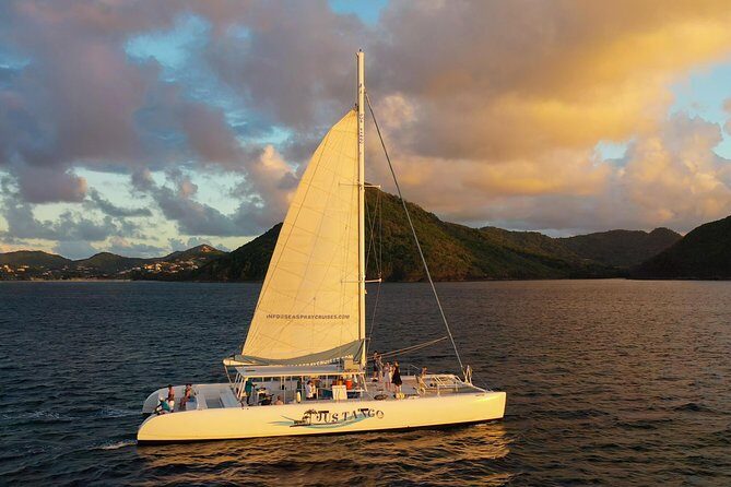 Private Catamaran Sunset Cruise from St Lucia for Up to 15 Guests - Key Points
