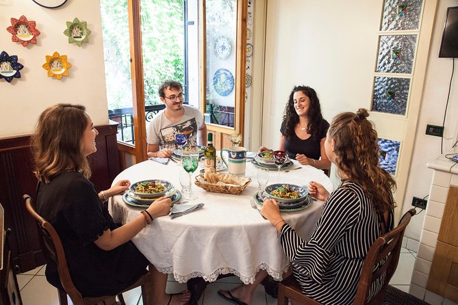 Private Cooking Class With Lunch or Dinner in Cefalù - Enjoying the Tasting Session