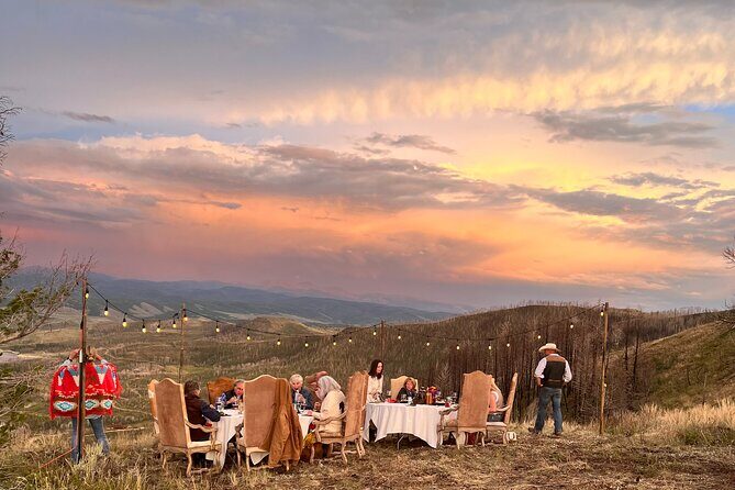 Private Cowboy Wood Fired Dinner for Your Mountain Experience - An Authentic Western Dinner in the Mountains