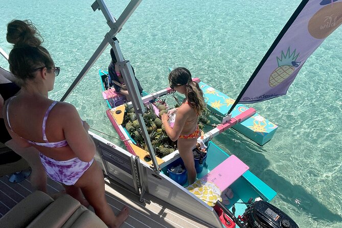 Private Crab Island Pontoon Charter With Inflatables - Charter Details and Amenities