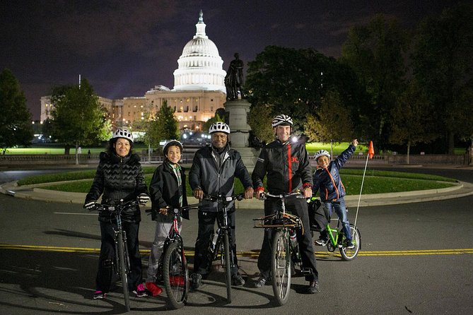Private DC Monuments at Night Bike Tour - What’s Included and What’s Not