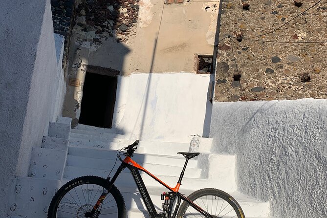 Private Electric Mountain Bike Experience and Tour in Santorini - Pickup and Drop-Off Service