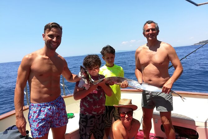 Private Fishing and Capri Tour With Lunch From Sorrento - Inclusions