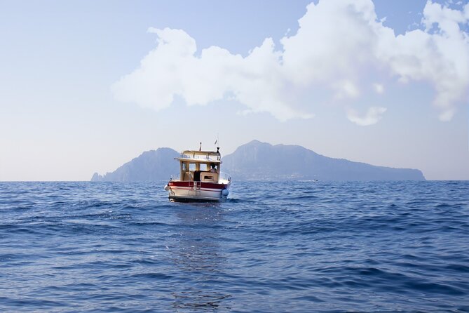 Private Fishing and Capri Tour With Lunch From Sorrento - Dining and Refreshments on the Boat