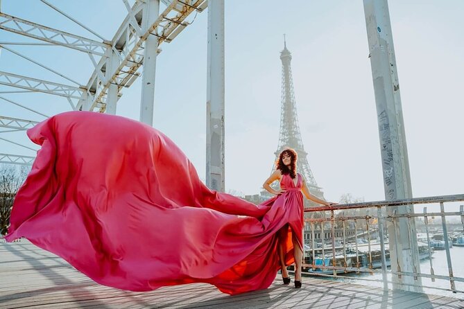 Private Flying Dress Photoshoot Experience by the Eiffel Tower - Authentic Experiences Shared by Participants
