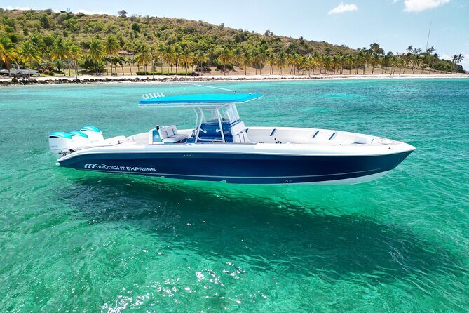 Private Full Day or Half Day Charter - 37' Midnight Express - Key Points