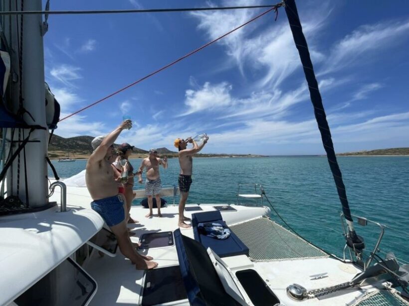 Private Full Day Paros Catamaran Cruise - The Itinerary: A Day of Island-Hopping and Relaxation