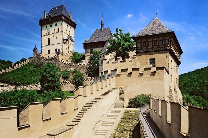 Private Full-Day Tour Karlstejn Castle and Crystal Glassworks from Prague - Key Points