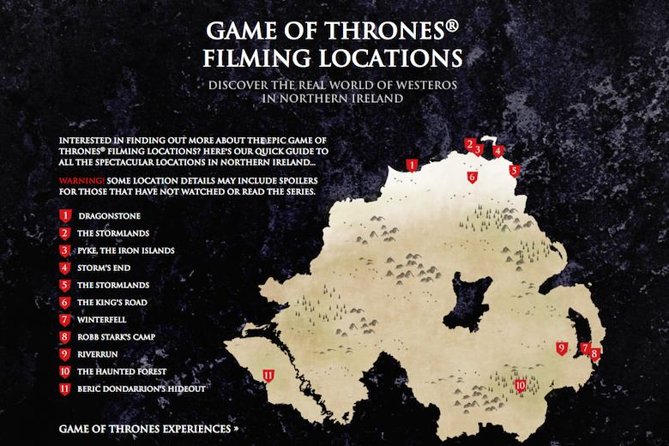Private Game of Thrones including Giant's Causeway Causeway Coast Rope Bridge - What the Tour Offers in Terms of Value