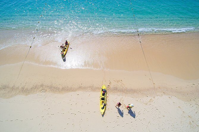 Private Glass bottom Kayak and snorkel at two Bays - The Experience in Detail