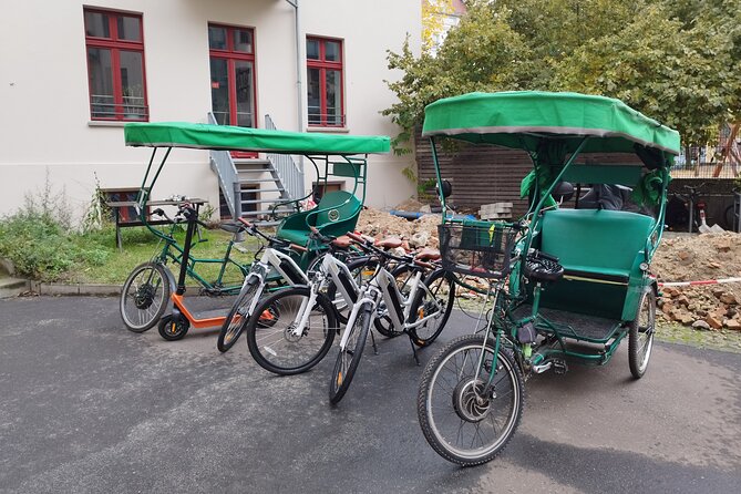 Private Guide Up to Group 6 - ONE Rickshaw, (E)Bikes, E-Scooters - Cold War Landmarks and Remembering the Past