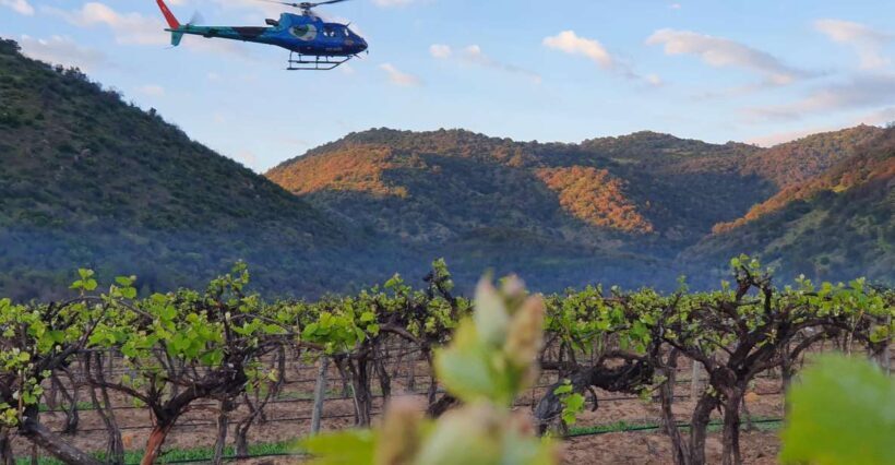 Private Helicopter Flight to winery with Sparkling Wine - Who Will Love This?