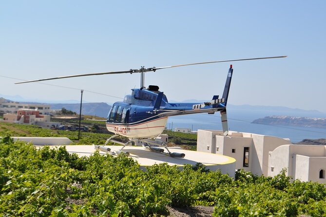 Private Helicopter Transfer from Crete to Santorini - Key Points