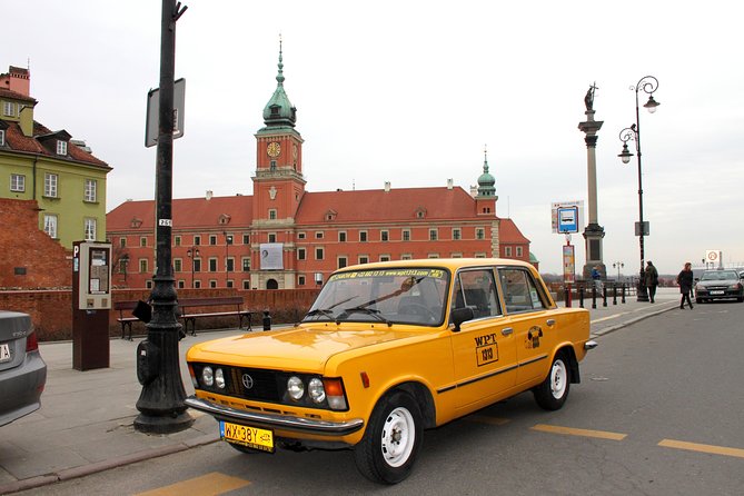 Private Historical Tour of Warsaw by a Retro Fiat With Pickup - Key Points