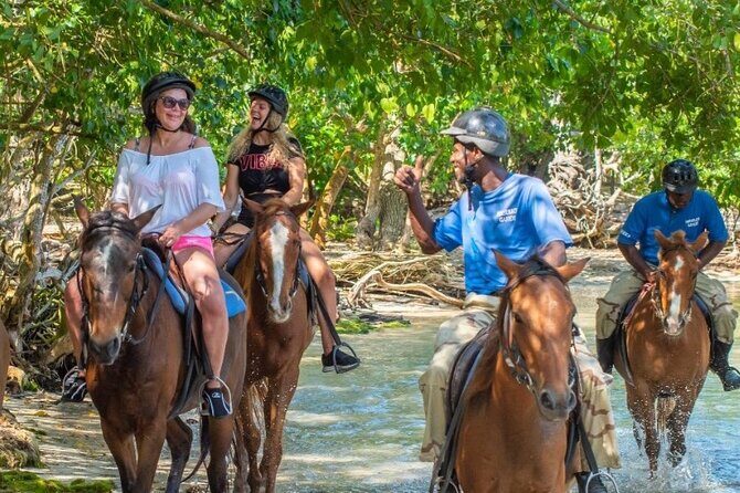 Private Horseback Riding, Swimming and Blue Hole Falls Tour - Key Points