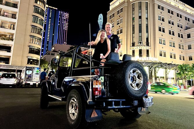 Private Jeep City Tour Saigon by Night and Skybar Drink - The Experience of Transportation and Guide