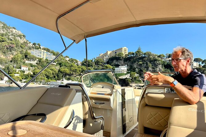 Private Luxury Boat Tour of the Beautiful Riviera Nice / Monaco - Scenic Coastal Views