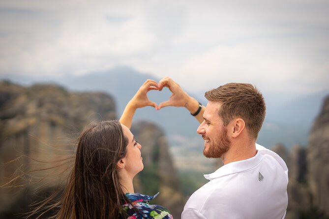 Private Meteora Photo Shoot With a Professional Photographer - A Scenic Backdrop for Memorable Moments