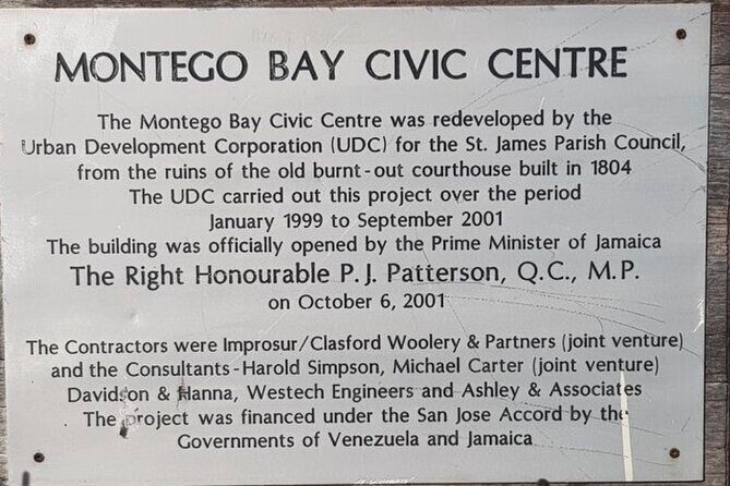 Private Montego Bay City Tour with Sightseeing & Shopping - Exploring Montego Bay in a Nutshell