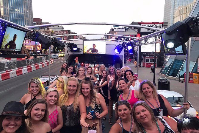 Private Nashville Open-Air Party Bus Tour w/ DJ & Bartender 21+ - FAQ
