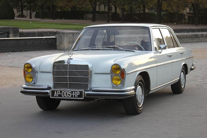 Private Paris guided Tour by classic 1970 Mercedes S Class - The Sum Up