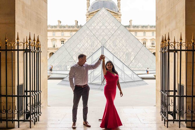 Private Photoshoot at the Louvre area in Paris - The Photos: Quality and Delivery