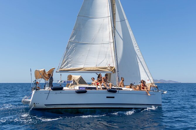 Private Sail Boat Tour to Favignana and Levanzo From Trapani - Sailing on an Elegant Catamaran