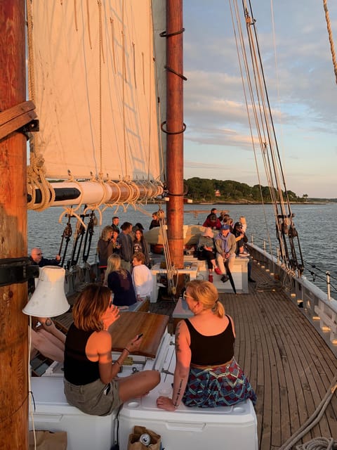 Private Sunset Charter on Heart's Desire in Casco Bay - Key Points