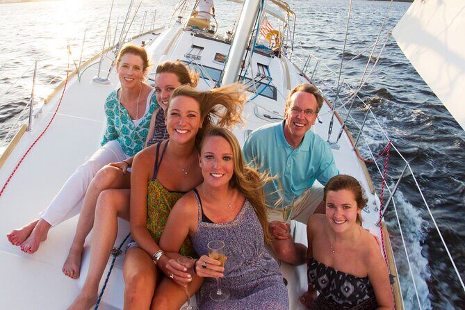 Private Sunset Sail BYOB Dolphin/History Tours on 43ft Mystique - How the Experience Feels