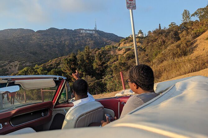 Private Tour Downtown to the Hollywood Sign in a 1965 Mustang - A Closer Look at the Itinerary and Experience