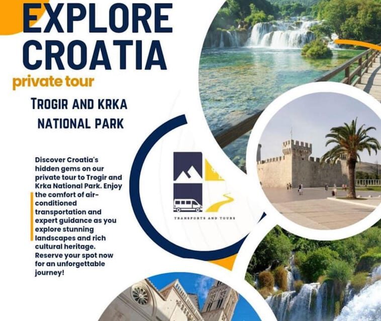 Private tour from Split area: Trogir and Krka National Park - An Introduction to the Experience