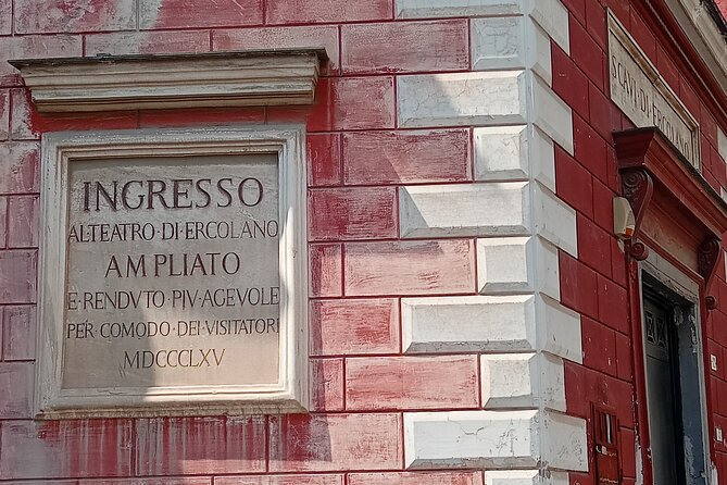 Private Tour in Herculaneum With an Authorized Guide - Tour Details