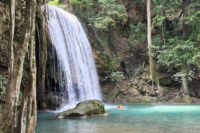 Private Tour: Kanchanaburi Erawan Waterfall, Bamboo Rafting with Thai-Burma Death Railway Tour from Bangkok - Frequently Asked Questions