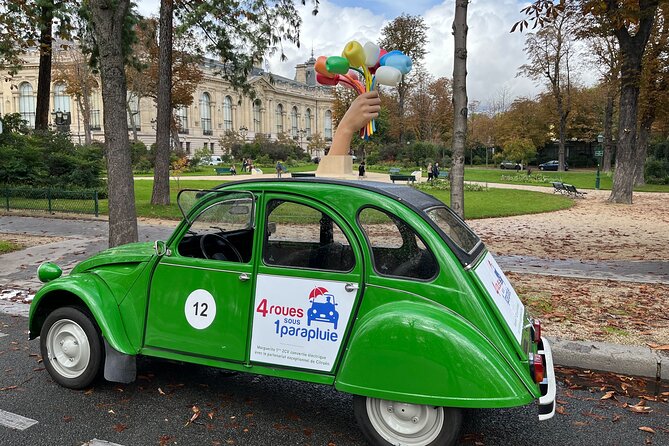 Private Tour Paris 3 Hours in Vintage Citroën 2CV + Champagne - Inclusions and Logistics