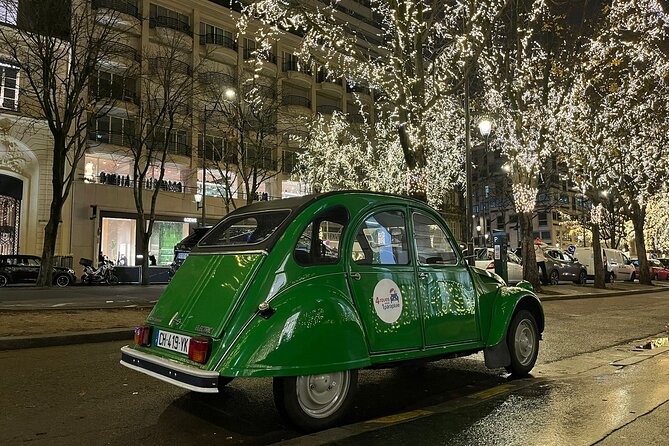 Private Tour Paris Christmas Lights Tour 2 Hours in Citroën 2CV - Key Points