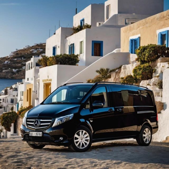 Private Transfer: From Mykonos Airport to Windmills-mini van - An In-Depth Look at the Experience