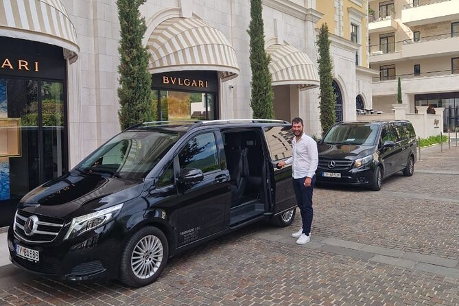 Private transfer from Podgorica airport or Podgorica to Tivat - The Road to Port Montenegro