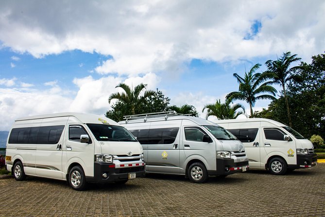 Private Transfer La Fortuna to Int. Airport Liberia From 1 to 6 Passengers - Comfortable Transportation