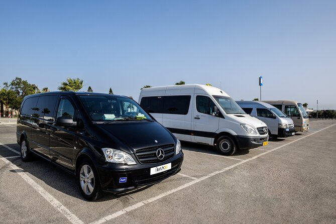 Private Transfer: Larnaca Airport to Ayia Napa 1-14 Pax - Pricing