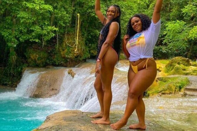 Private Transportation to Blue Hole & Dunns River Falls-w Drinks! - Key Points