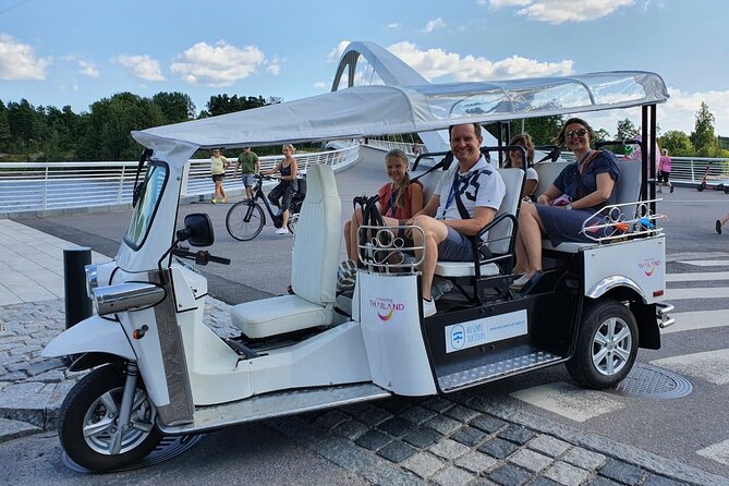 Private Tuktuk Guided Tour in Helsinki 1,5 Hours - Transport Experience
